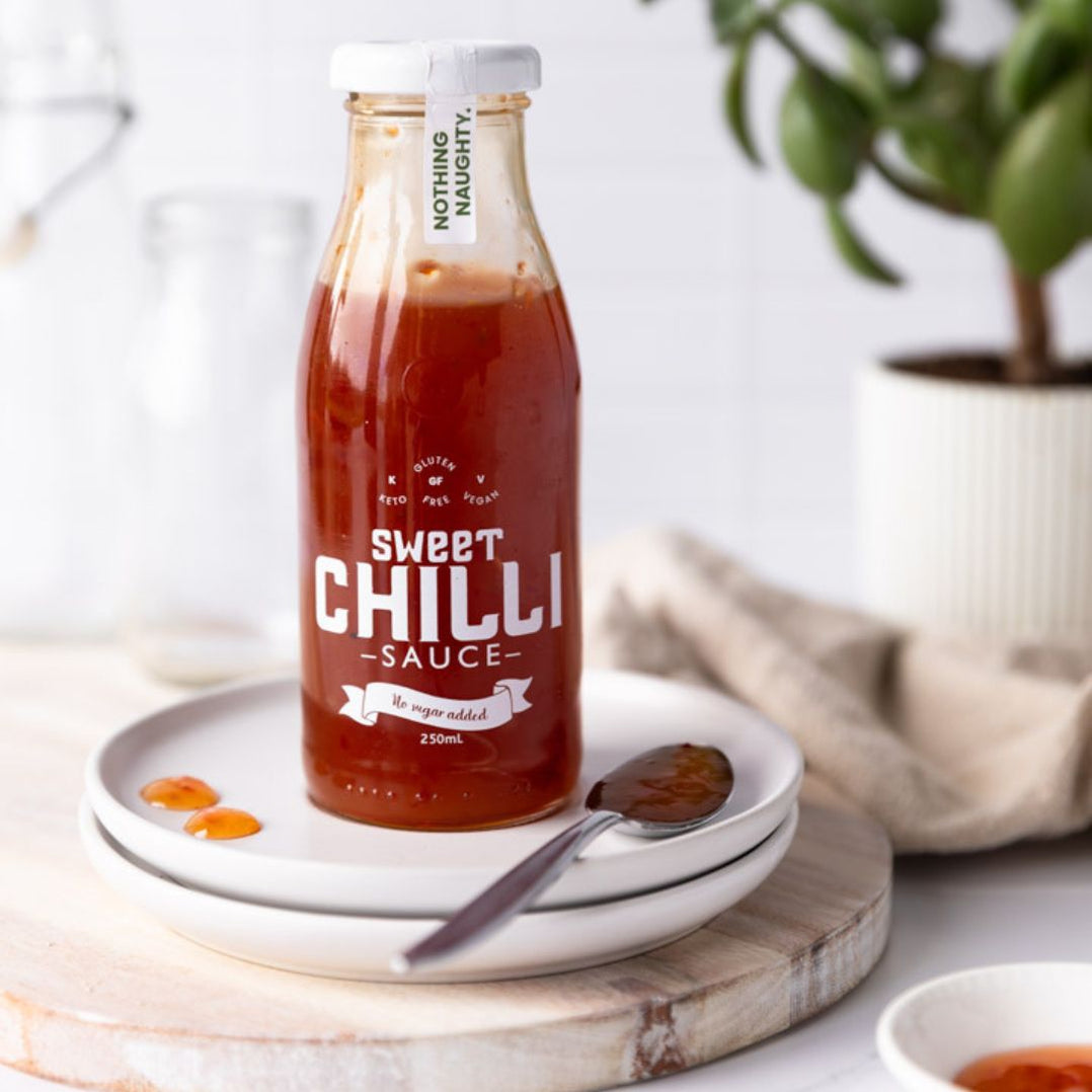 Nothing Naughty | Low-Carb Sauces - Tomato, BBQ, Sweet Chilli and Mint ...