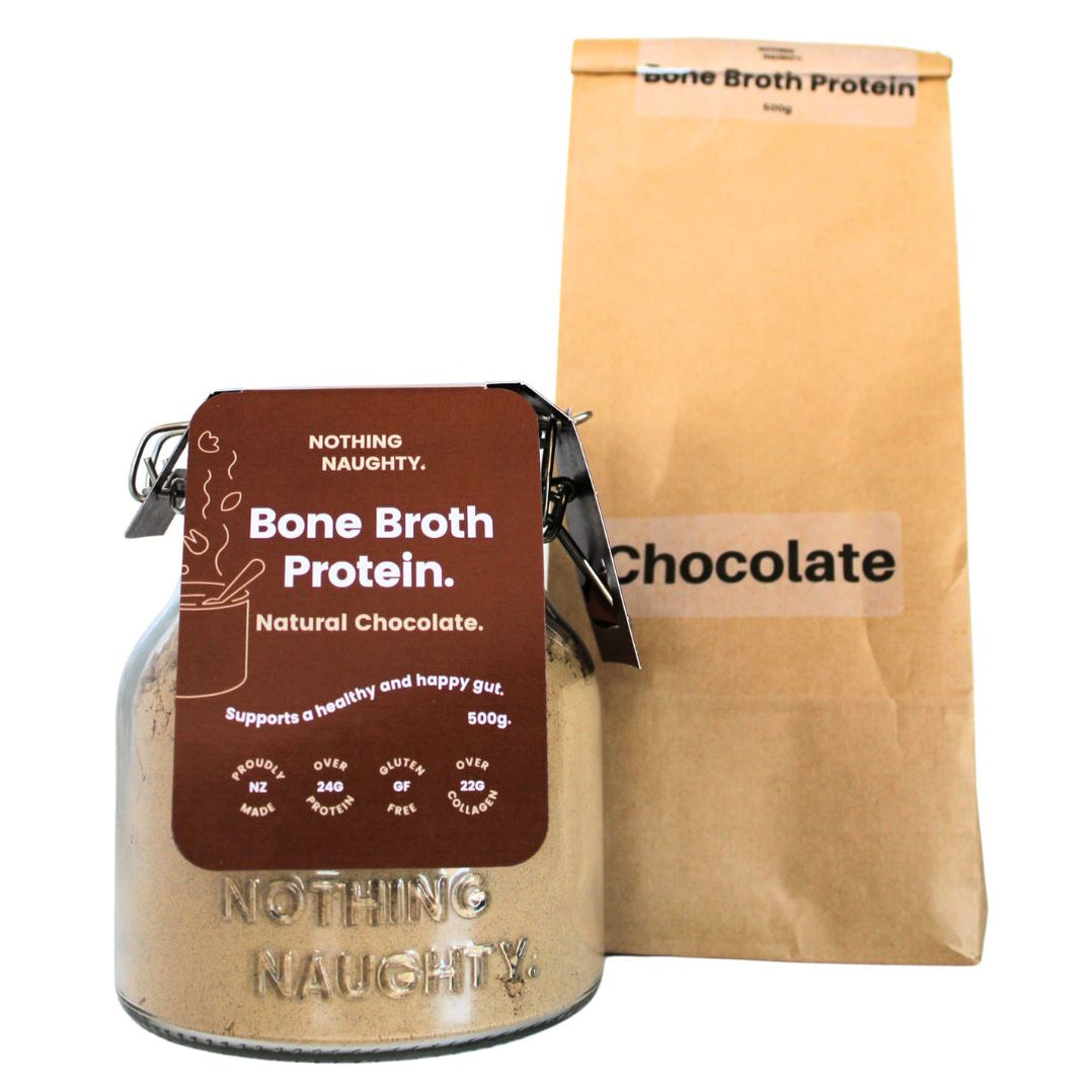 Bone Broth Protein Powder - 500g Refill Bag — Nothing Naughty