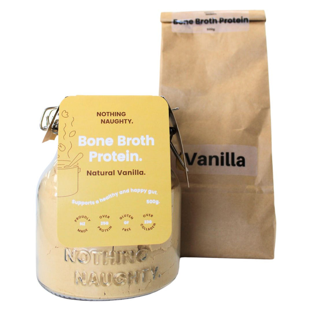 Bone Broth Protein Powder - 500g Refill Bag — Nothing Naughty