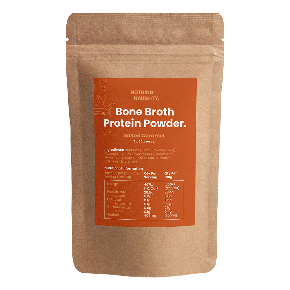 Bone Broth Protein Sample Sachet - 1 x 30g Serving — Nothing Naughty