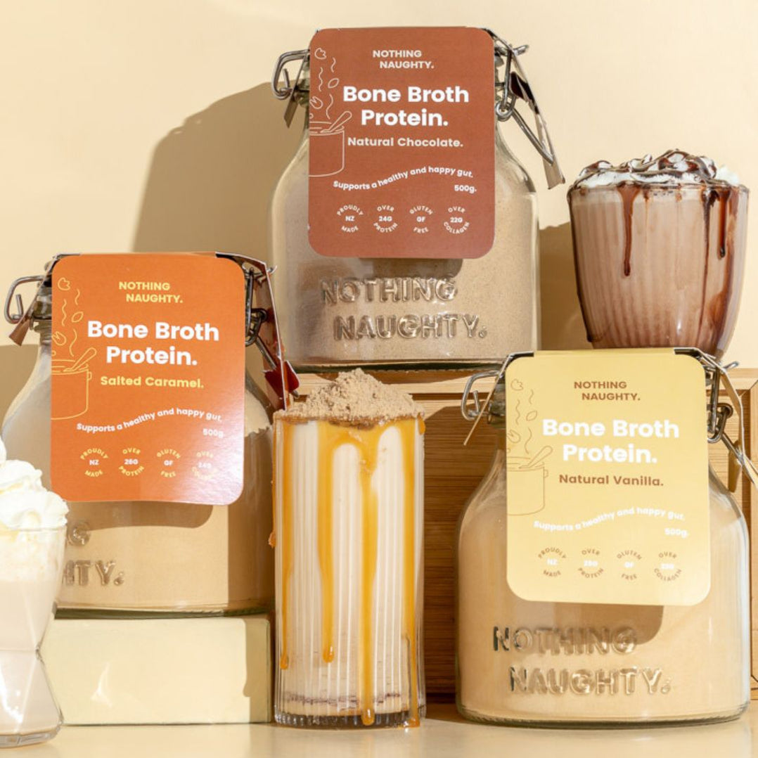 Bone Broth Protein Powder - 500g Jar — Nothing Naughty