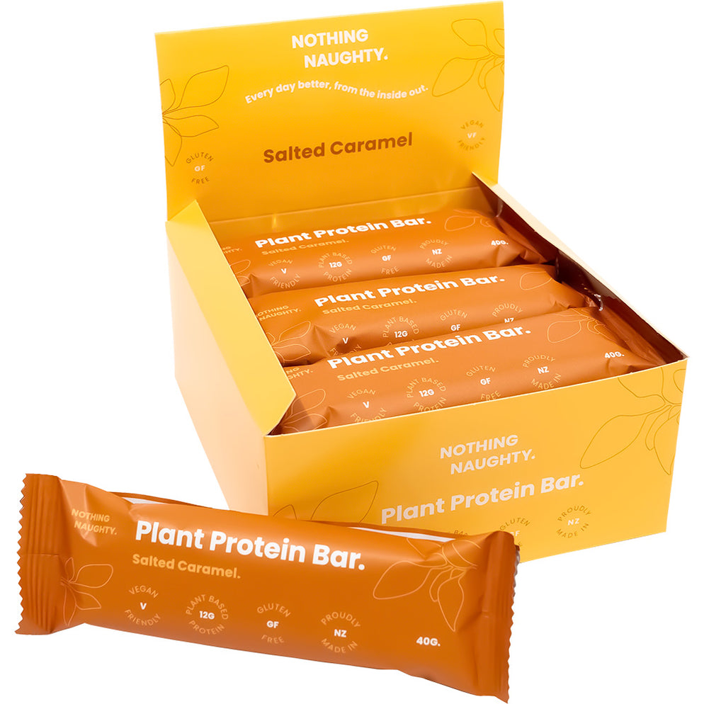 Plant Protein Bars - Box of 12 x 40g bars | Pineapple, Ginger Crunch ...