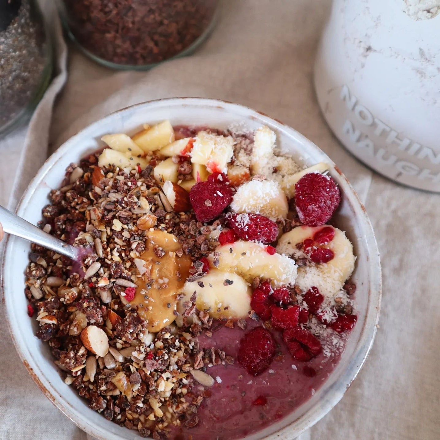 Lean Bean Plant Protein 500g Jar - Vanilla Bean, Chocolate Fudge, Mixed ...