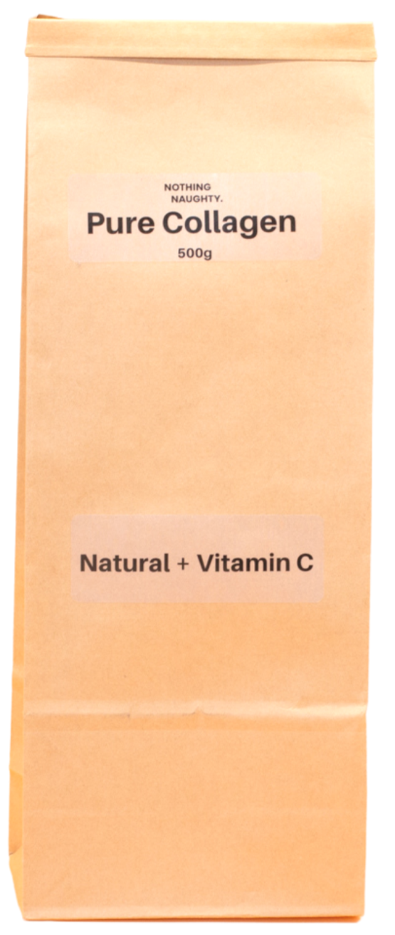 Pure Collagen Powder 500g REFILL BAG, Pure Bovine Collagen | Nothing ...